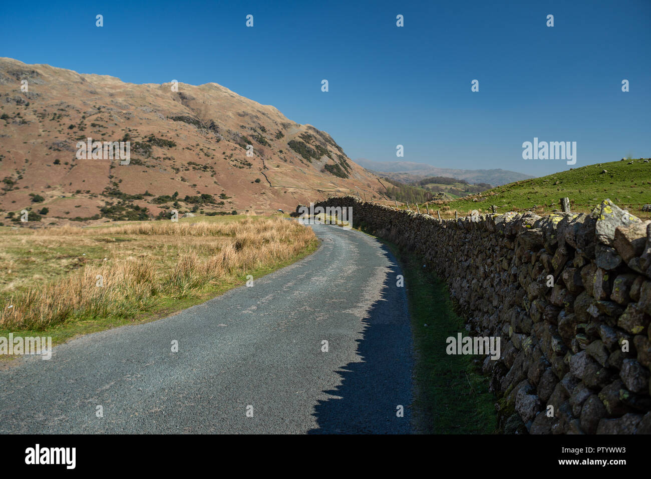 Honister Pass, Lake District National Park, Cumbria, England UK Stock ...