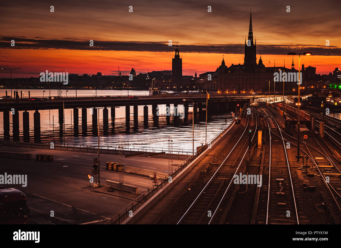 Gamla stan sunset hi-res stock photography and images - Alamy