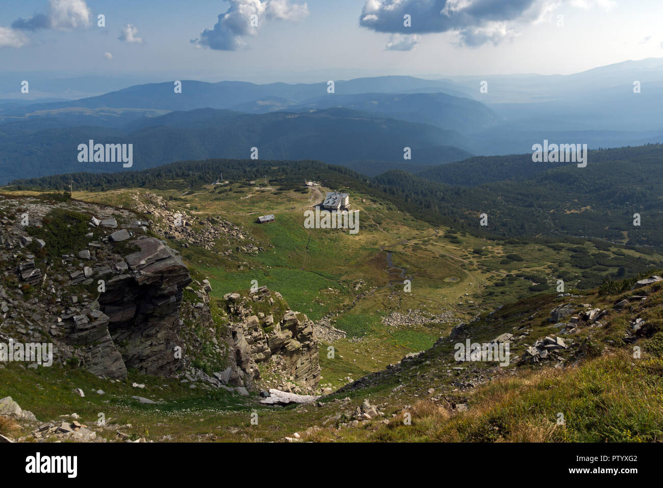 Summer Landscape of Rila Mountan near The Seven Rila Lakes, Bulgaria ...