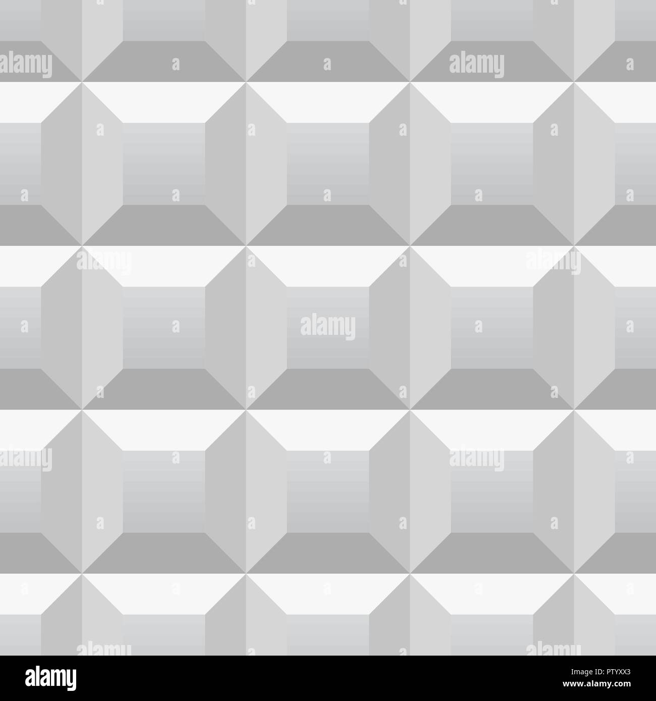 3d geometric pattern. Abstract gray seamless background Stock Vector ...