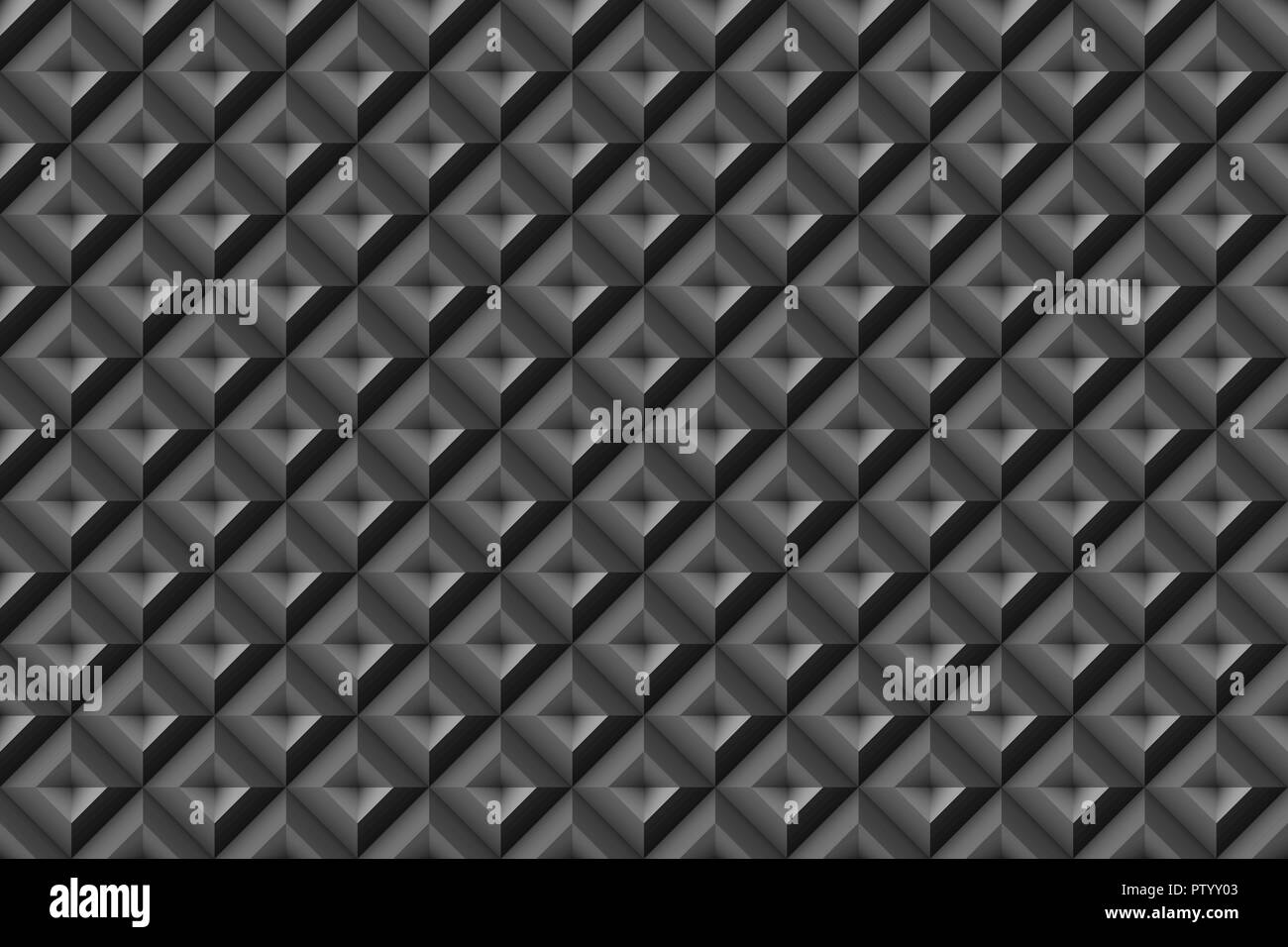 3d geometric pattern. Abstract black seamless background Stock Vector ...