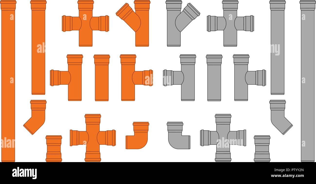 Pipe connector Stock Vector Images - Alamy