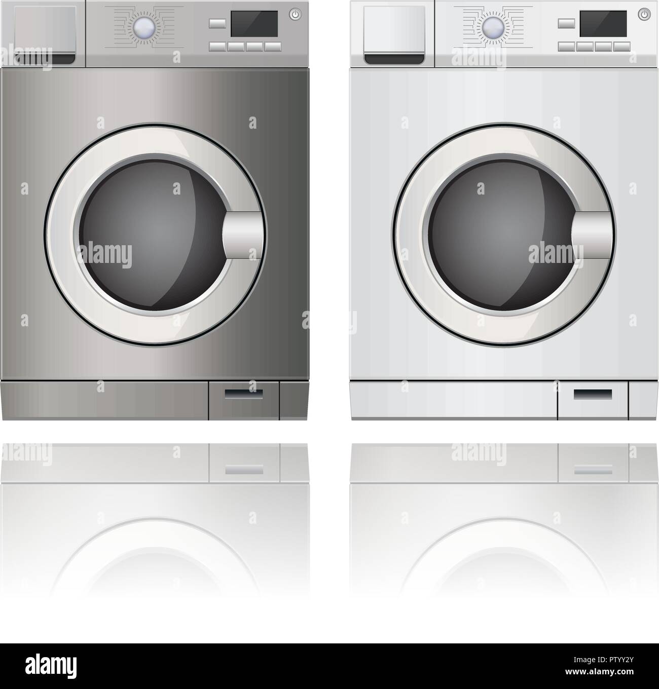 Washing machine Stock Vector Images - Alamy