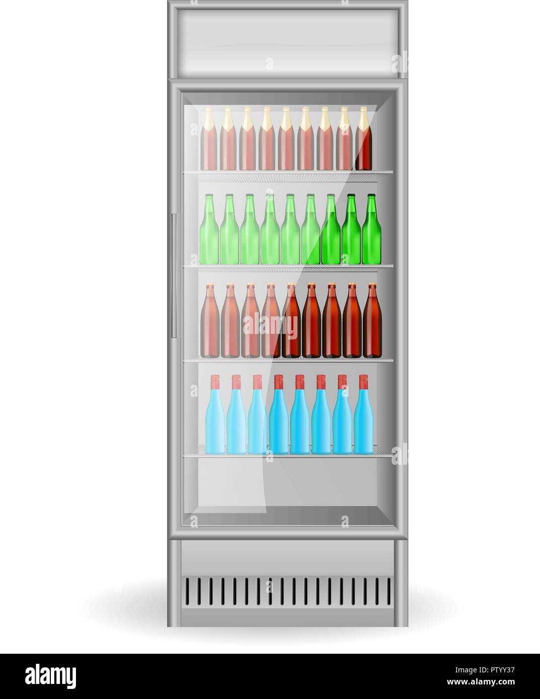 Refrigerator for bottles Stock Vector Image & Art - Alamy
