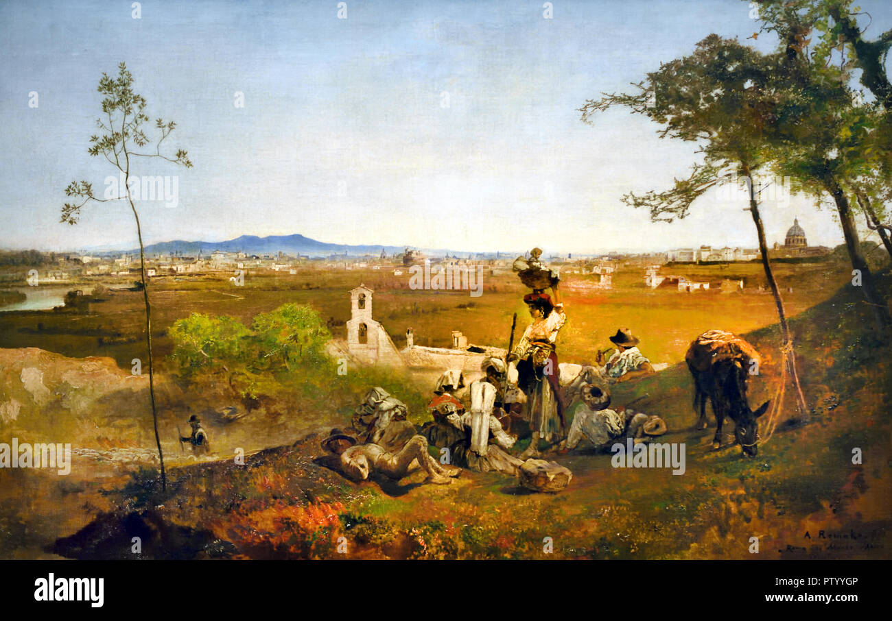 Anton romako 1832 1889 austrian painter hi-res stock photography and ...