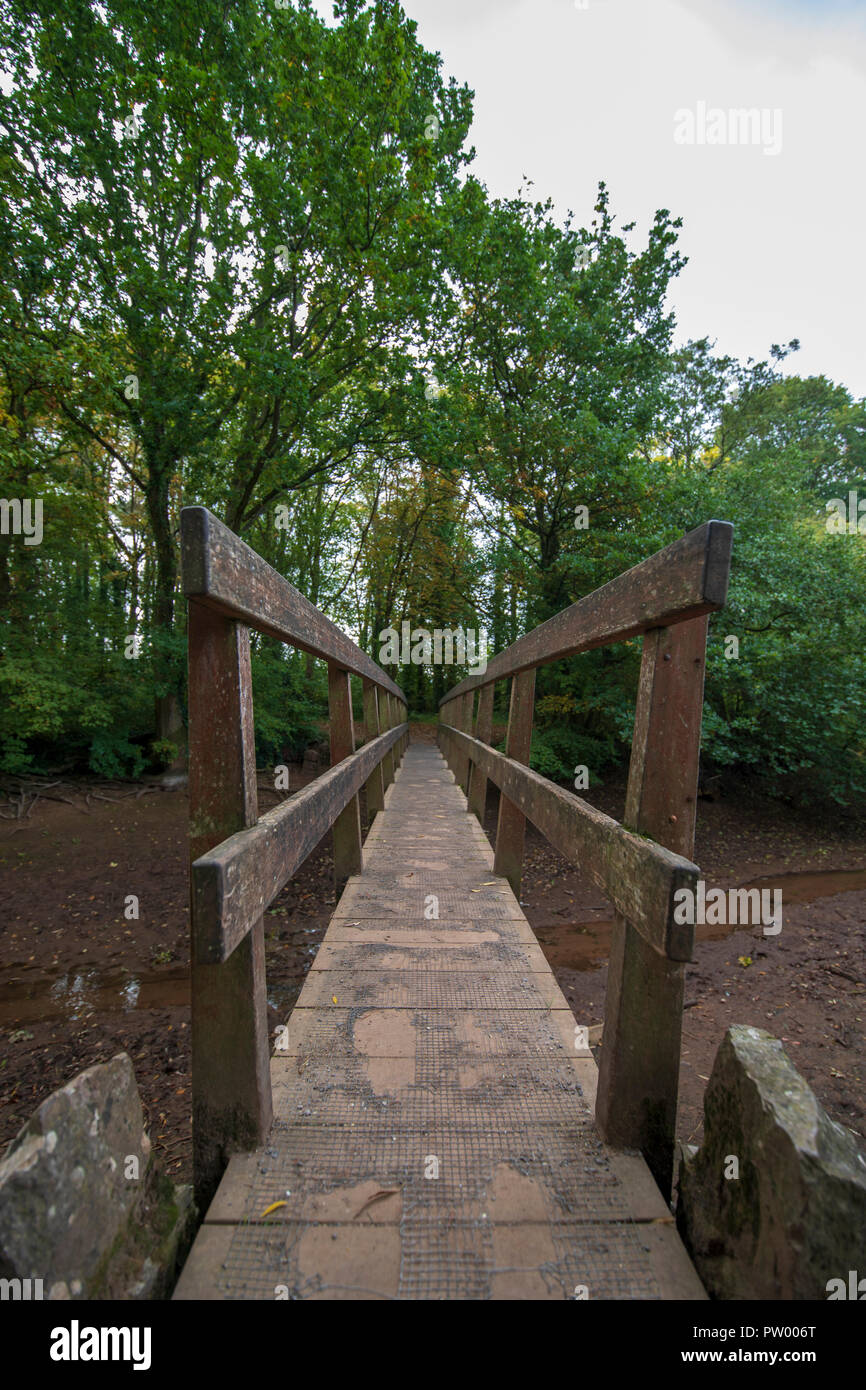 Footbridge over a section of Chew Valley Lake Stock Photo - Alamy