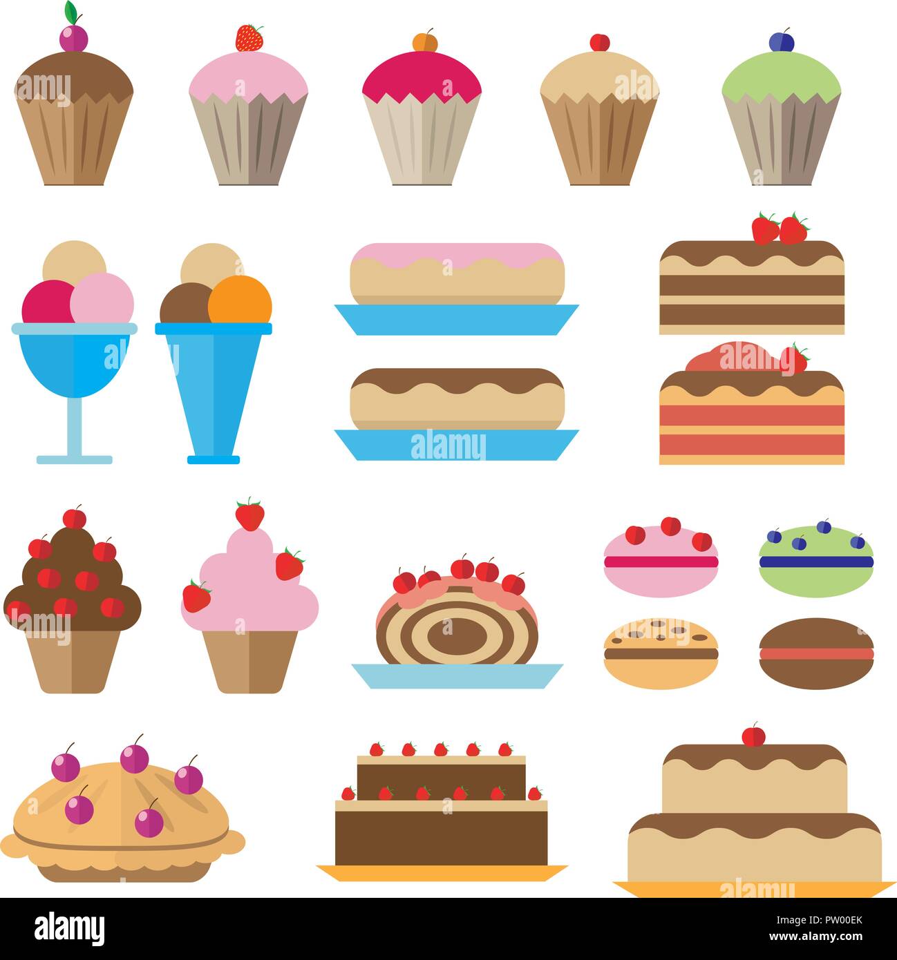 Sweetie background Stock Vector Images - Alamy