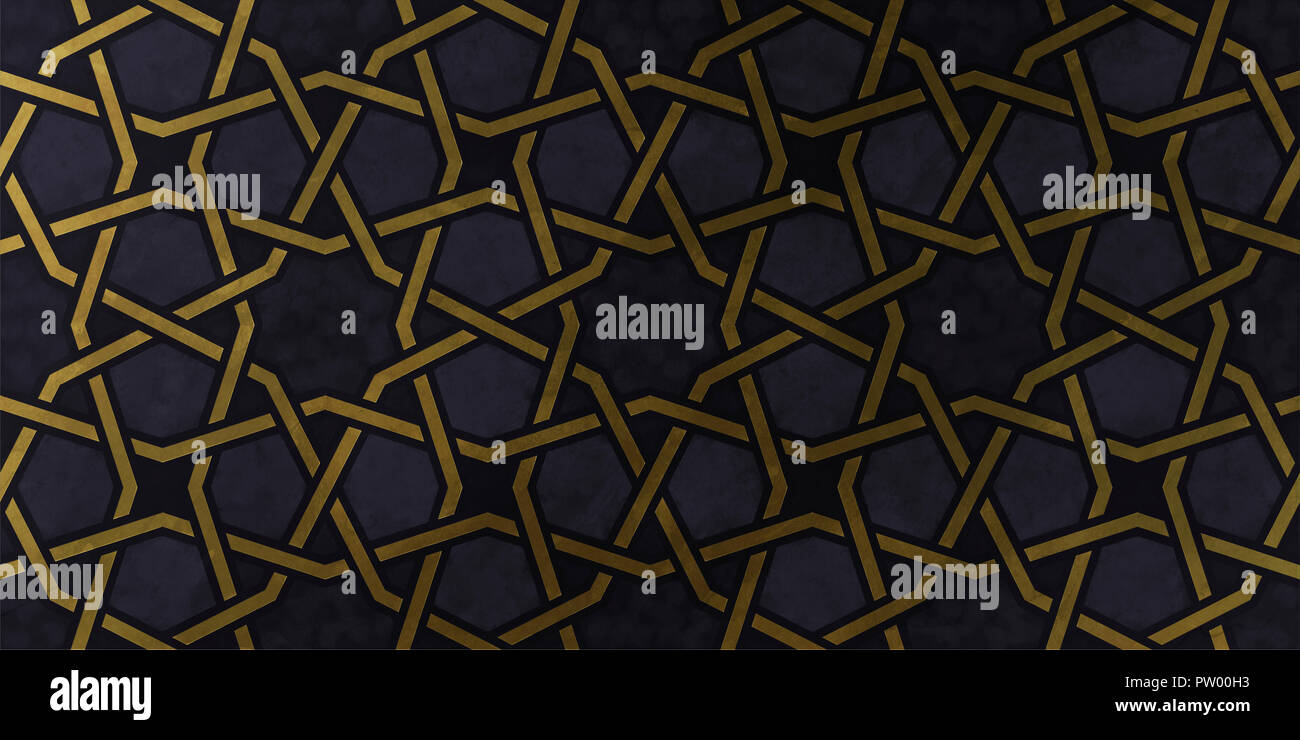 Background design based on traditional oriental graphic motifs. Islamic ...