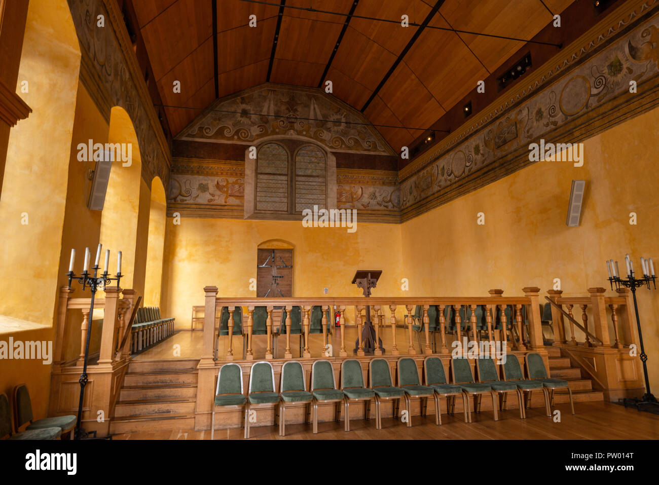 The Royal Chapel, interioir of Castle Stirling, Stirling, Scotland ...
