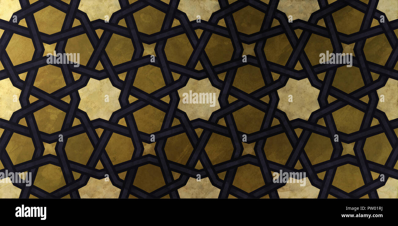 Background design based on traditional oriental graphic motifs. Islamic ...