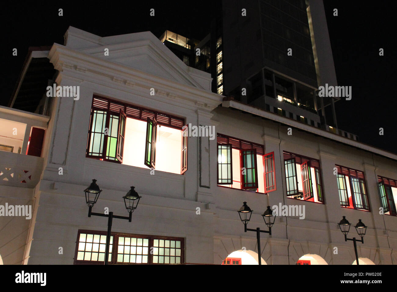 Residential buildings on Waterloo street in Singapore Stock Photo - Alamy
