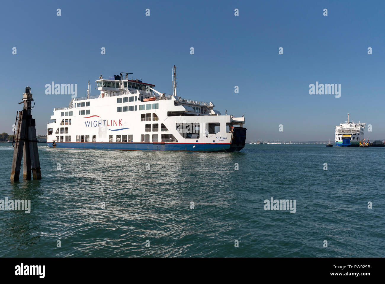 St Clare a Wighlink roro off passenger & vehicle Isle of Wight service ...