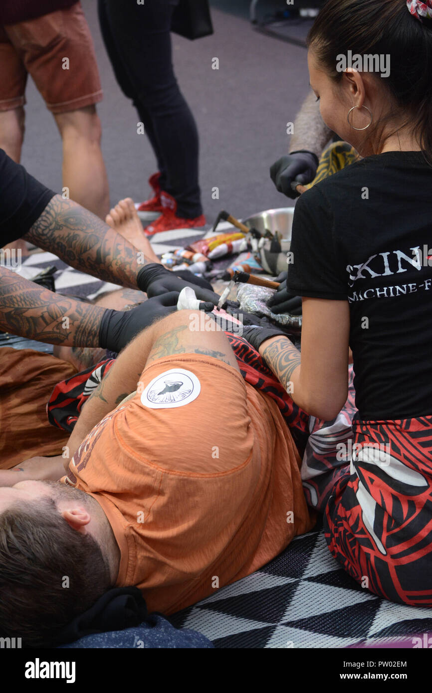 tatua tapping artist the intense pre machine art of skin deep markings ...