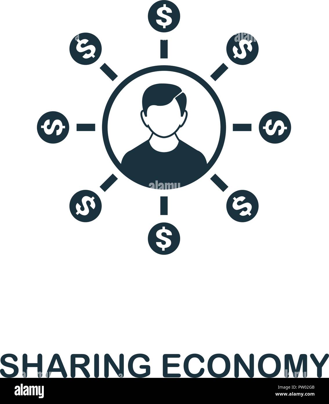 Economic sharing Stock Vector Images - Alamy