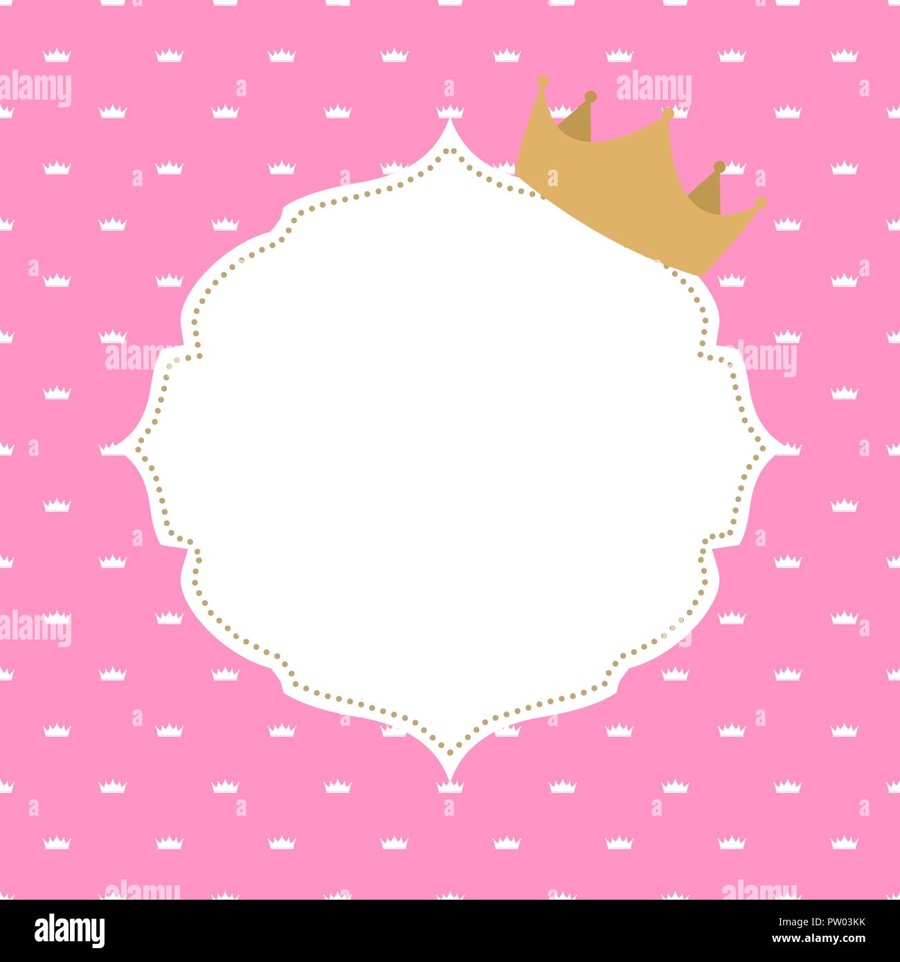 Princess Crown Background Vector Illustration Stock Vector Image & Art ...
