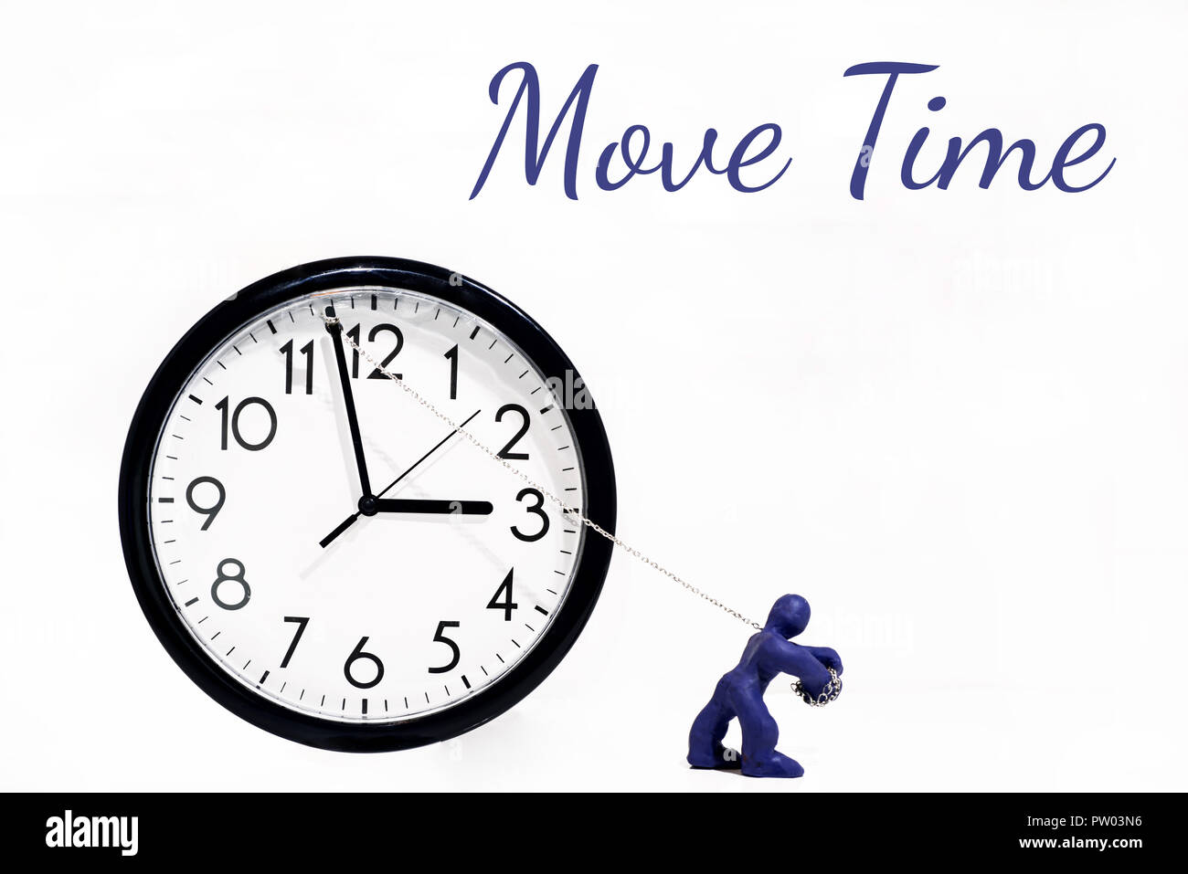 Clock going backward concept hi-res stock photography and images - Alamy