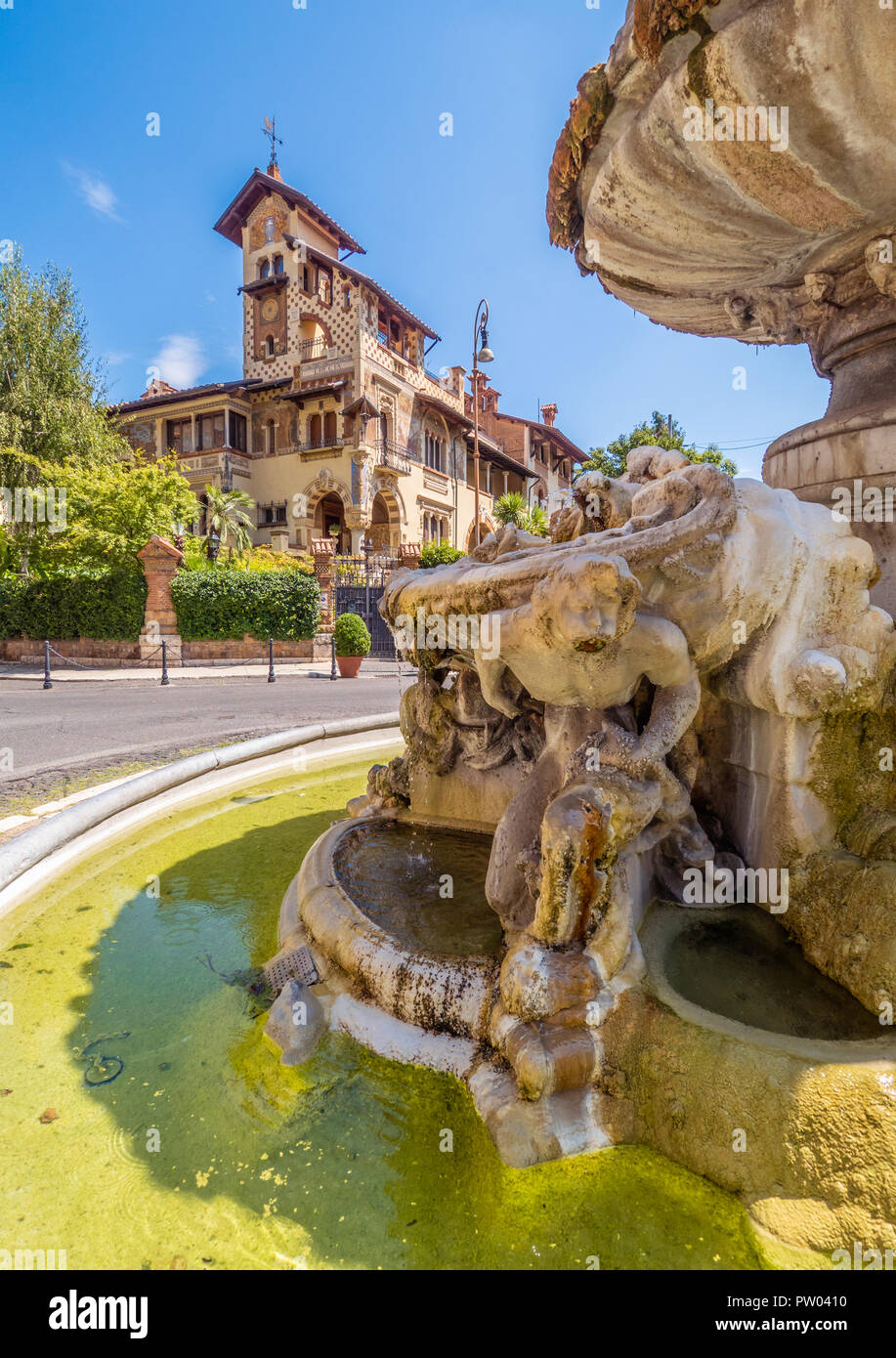 Coppede quarter rome italy hi-res stock photography and images - Alamy