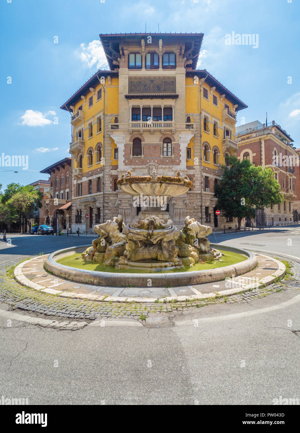 Coppede quarter rome italy hi-res stock photography and images - Alamy