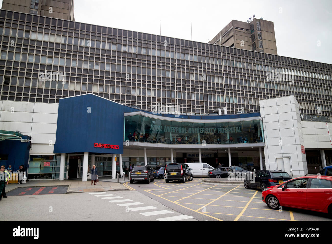 The Royal Liverpool University Hospital building Liverpool Merseyside ...