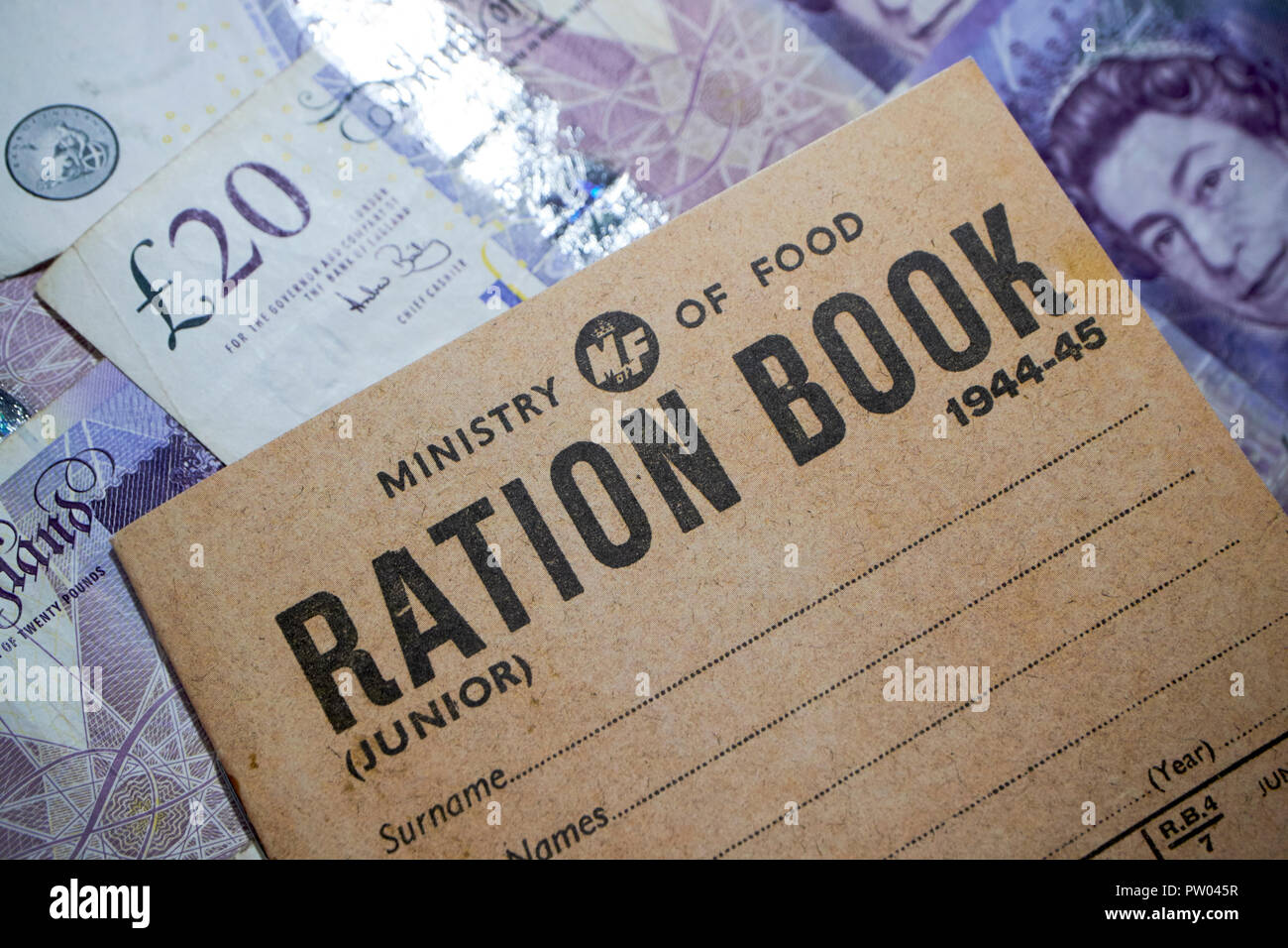 replica 2nd world war ministry of food ration book from the uk and ...