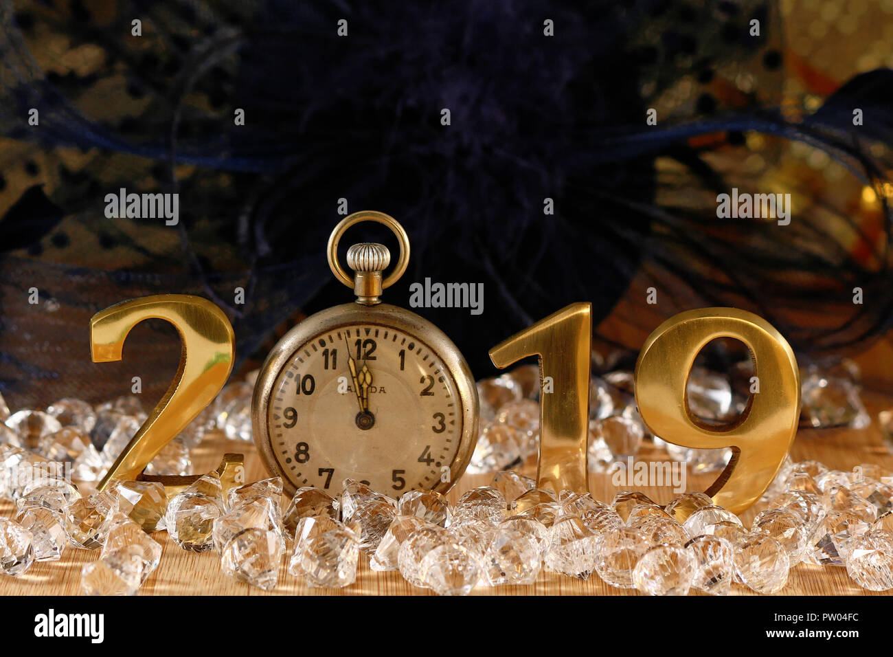 Happy new year 2019 hi-res stock photography and images - Alamy