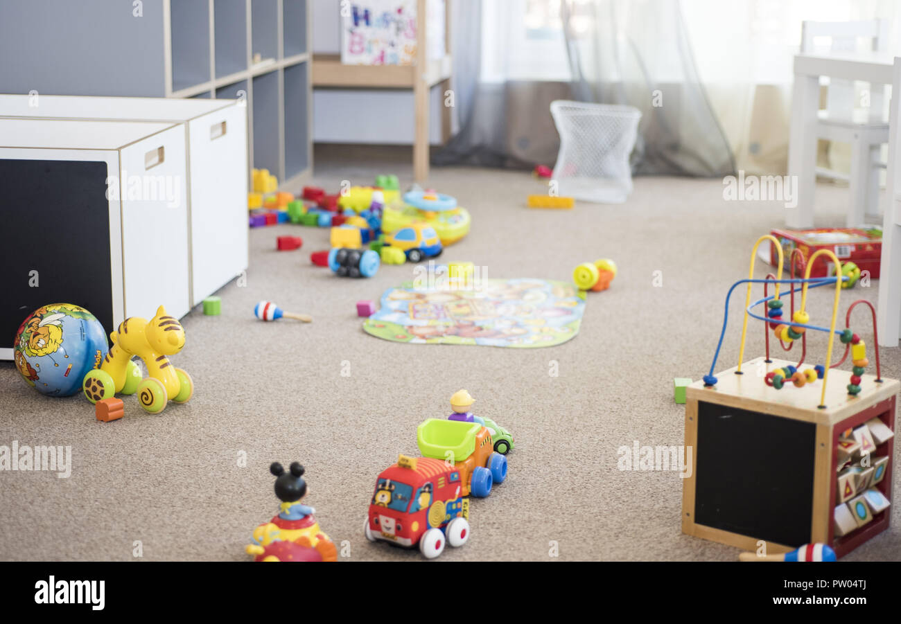 Mess in childrens room hi-res stock photography and images - Alamy