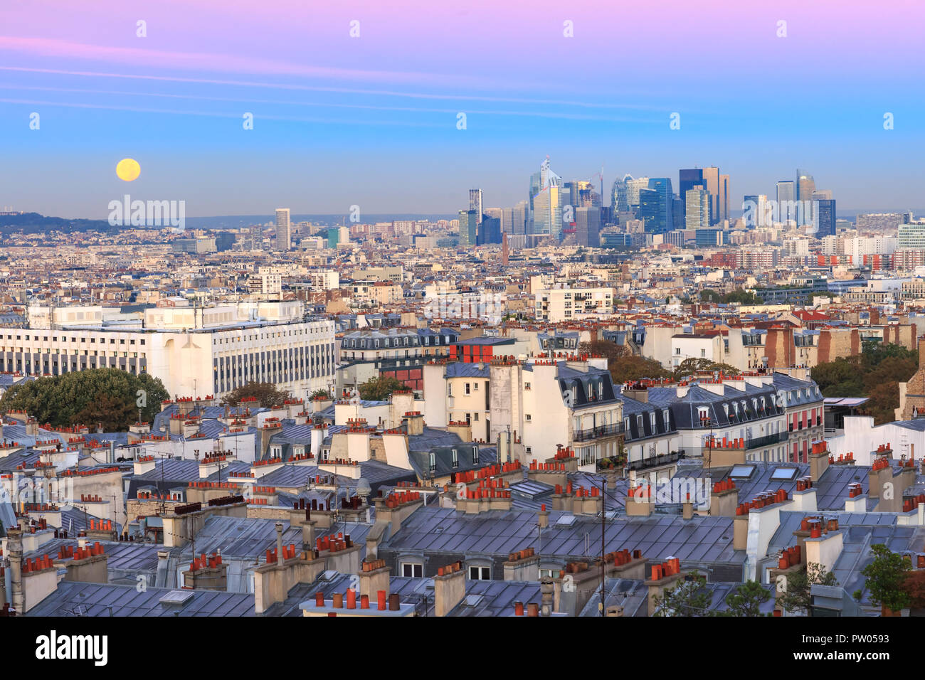 Sunrise in Paris, France Stock Photo - Alamy