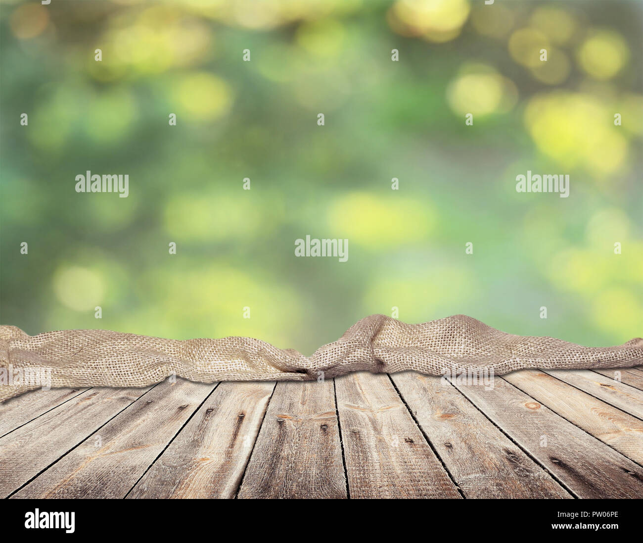 Empty table for display montages Stock Photo - Alamy