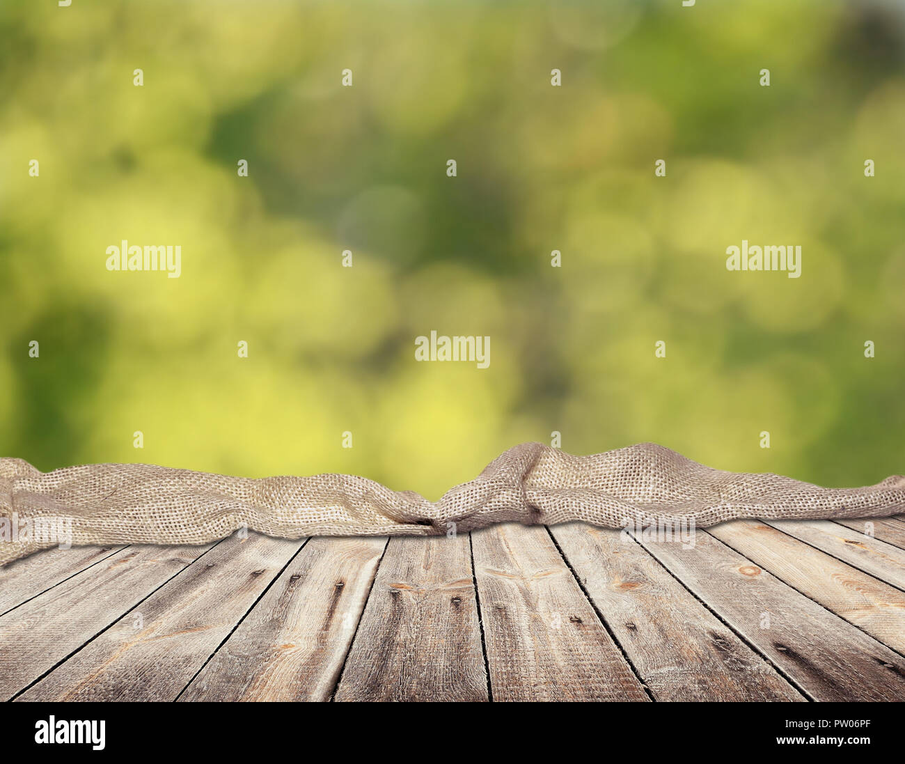 Empty table for display montages Stock Photo - Alamy
