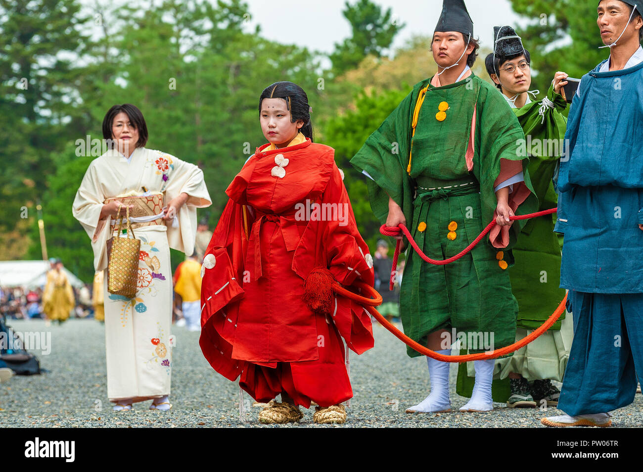 Kyoto, Japan - October 22, 2016: Festival of The Ages, an ancient and ...
