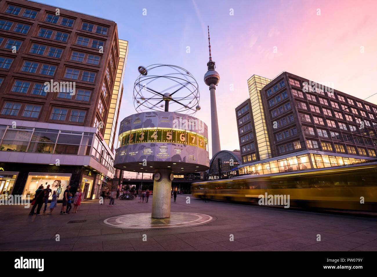 Alexanderplatz Berlin World Clock High Resolution Stock Photography and Images - Alamy