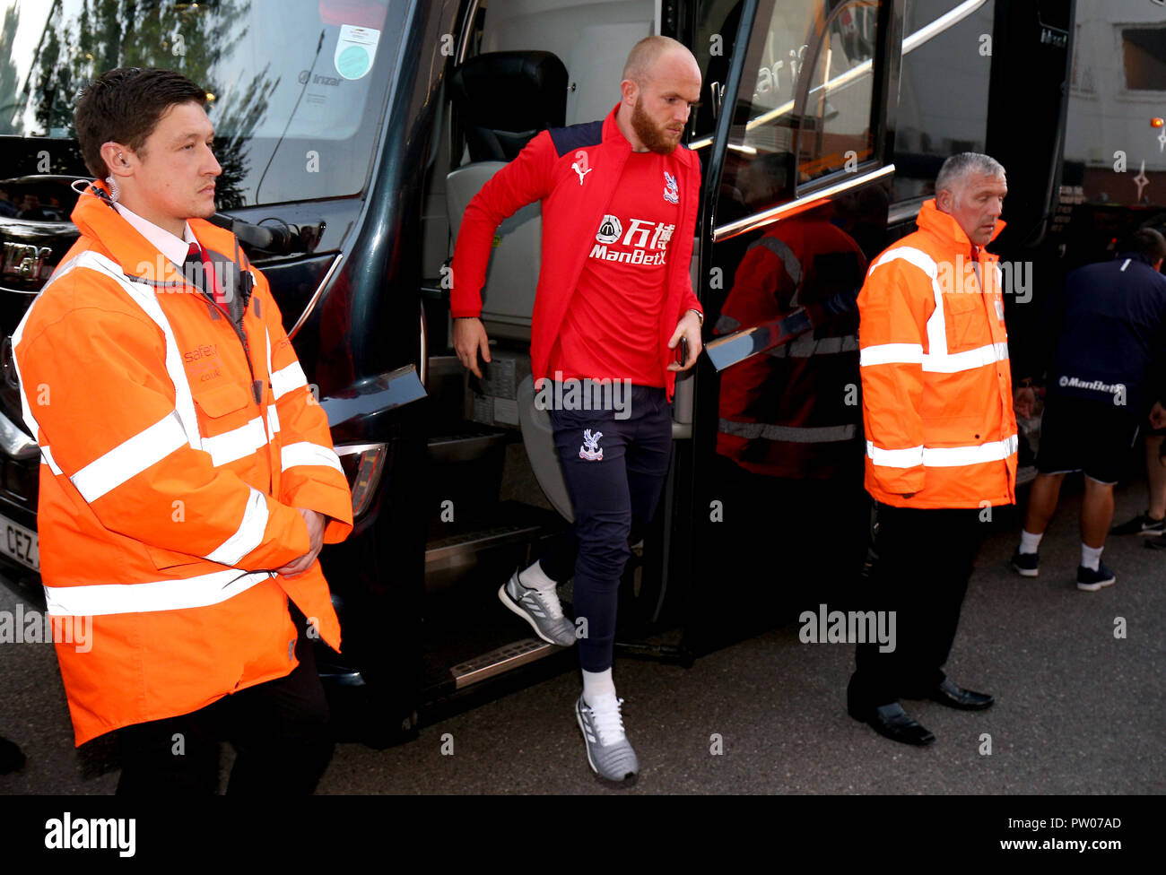 Crystal Palace's Jonny Williams arrives at the stadium prior to the ...