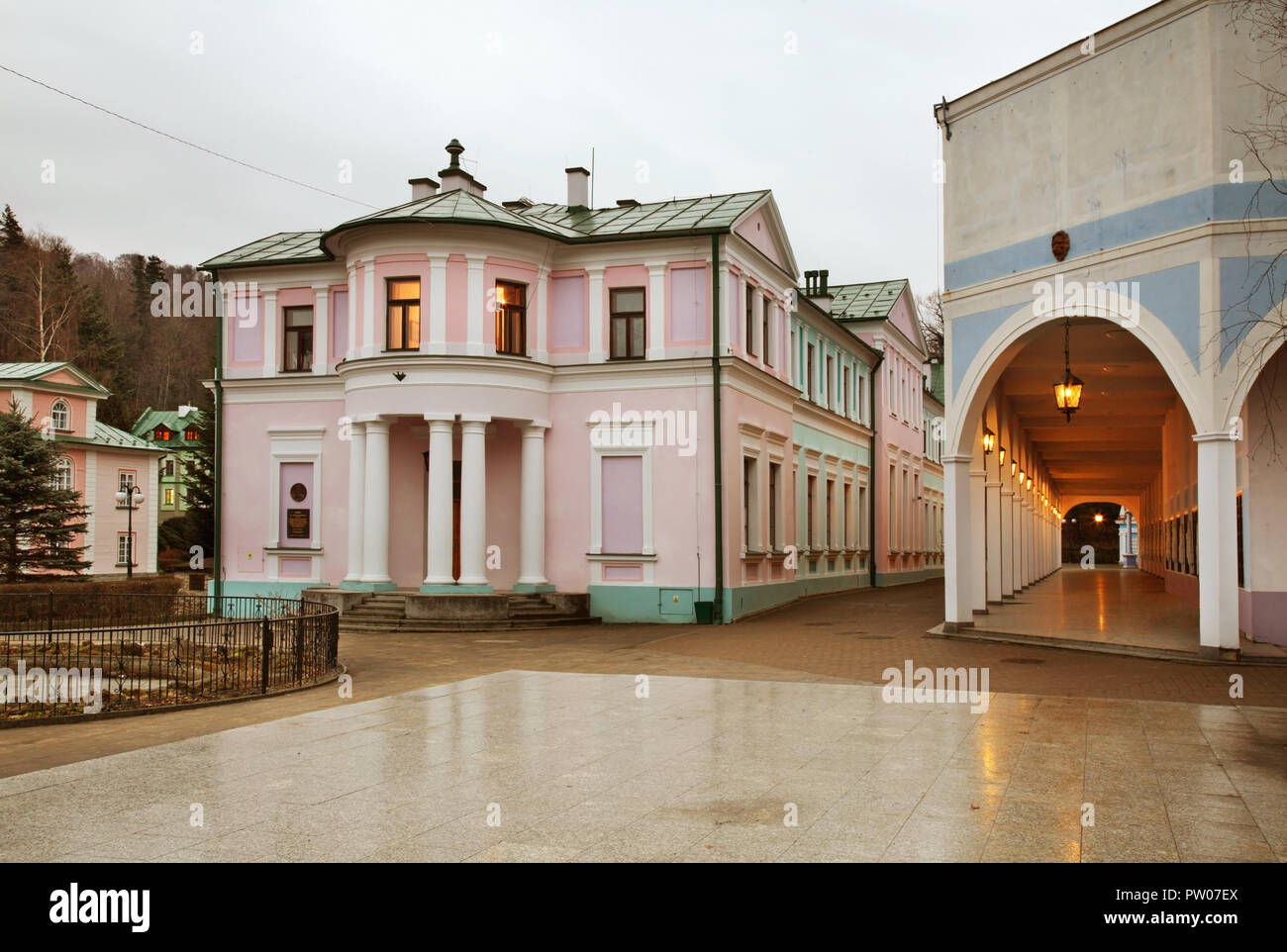 View of Iwonicz-Zdroj. Poland Stock Photo - Alamy