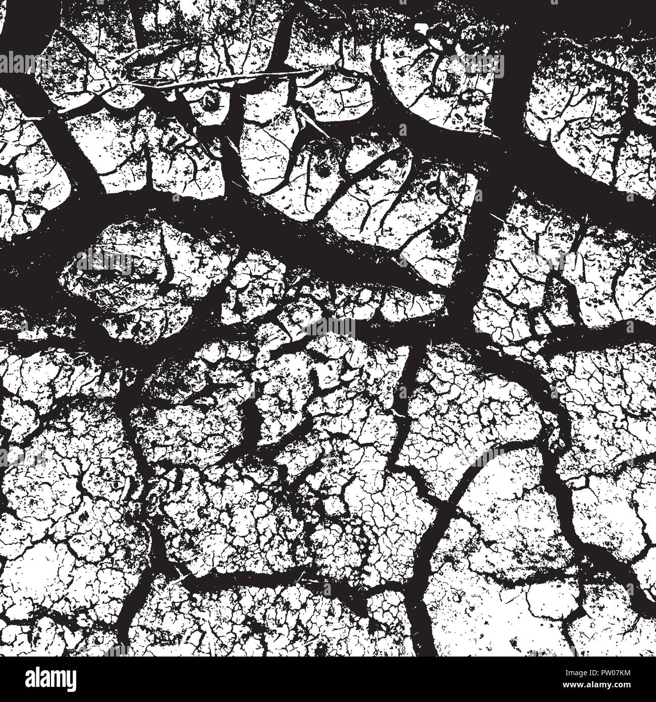 Dry Cracked Texture Stock Vector Image & Art - Alamy