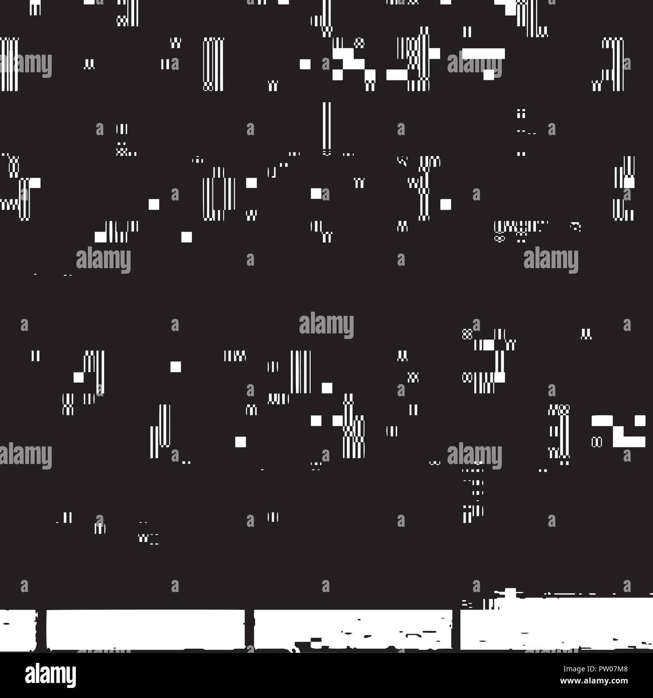Glitch Overlay Texture Stock Vector Image & Art - Alamy