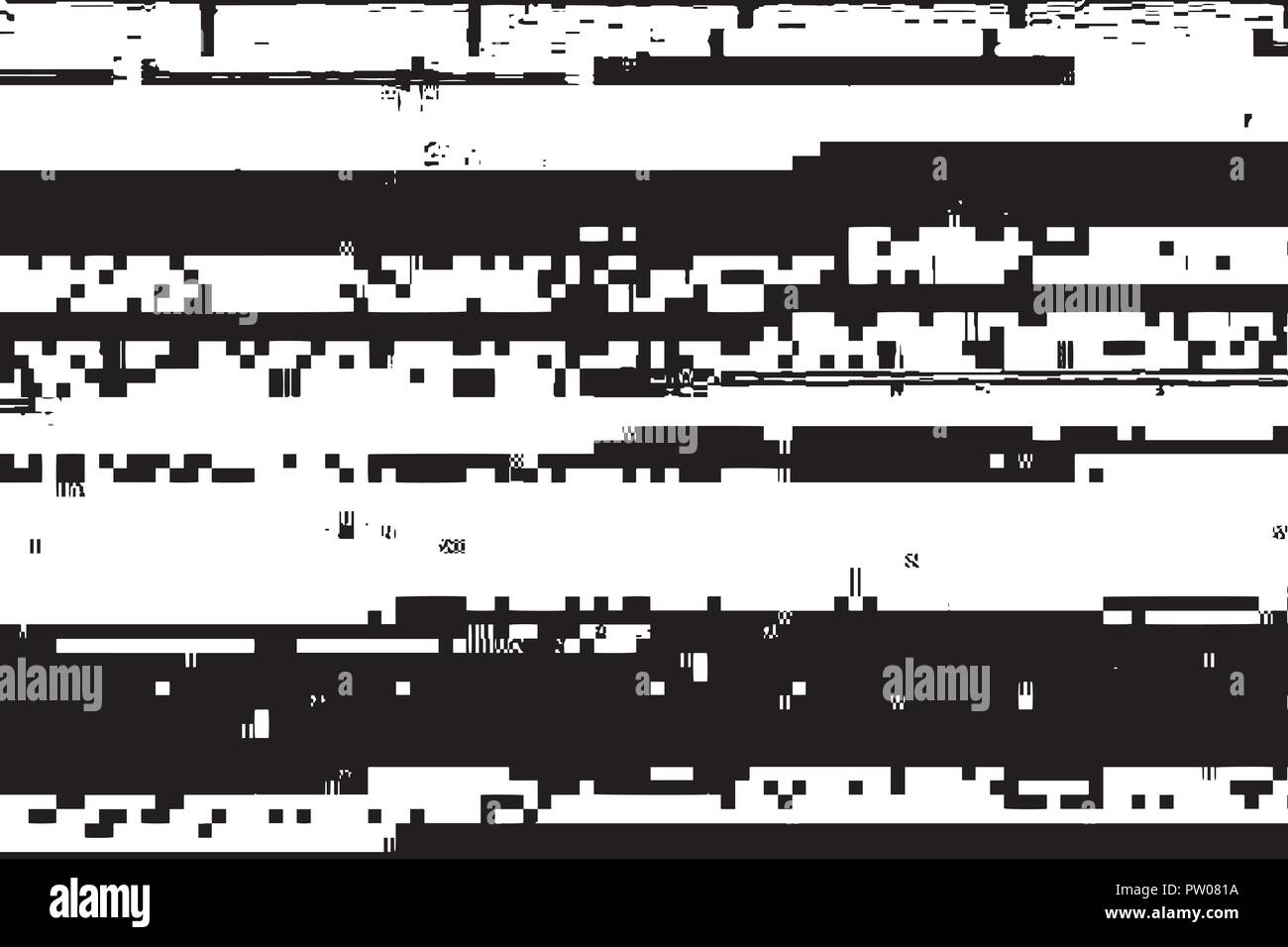 Tv glitch lines Stock Vector Images - Alamy