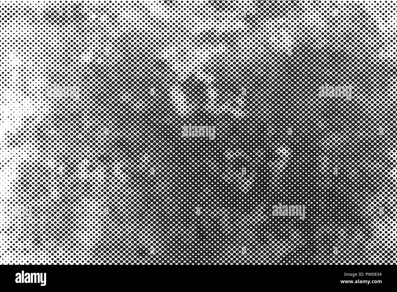 Halftone dots in circle Stock Vector Images - Alamy