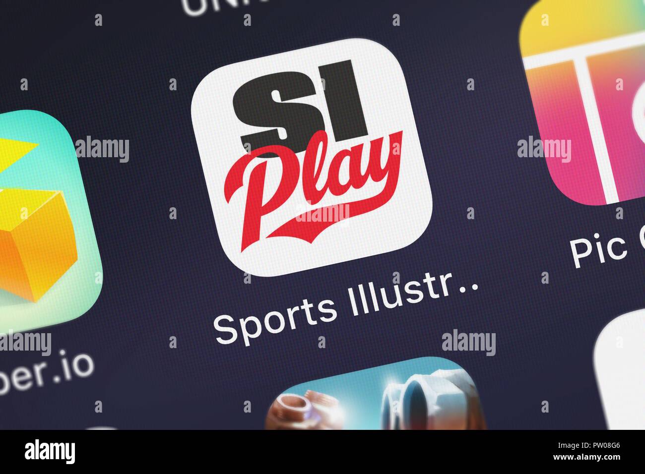 London, United Kingdom - October 11, 2018: Screenshot of Sports ...