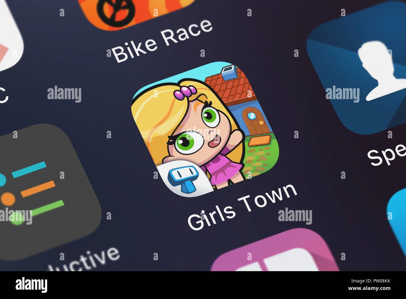 London, United Kingdom - October 11, 2018: Close-up shot of the My Girl ...