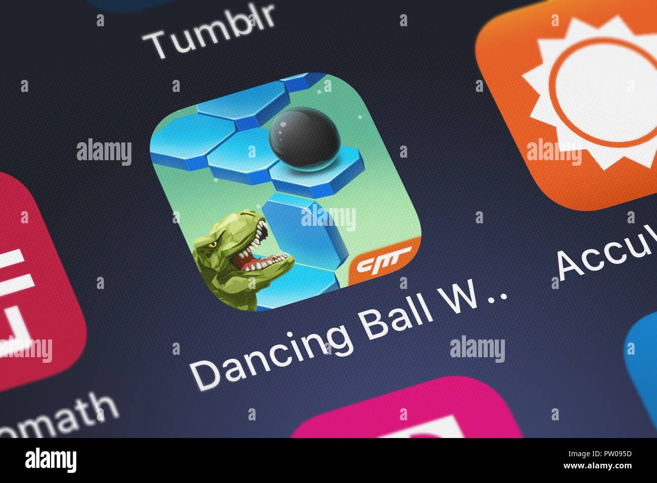 London, United Kingdom - October 11, 2018: Screenshot of the Dancing ...