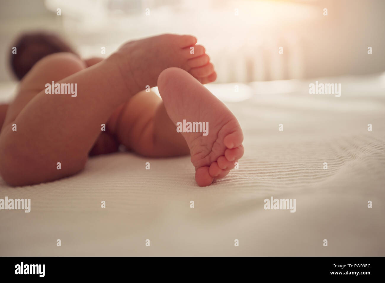 Infant- feet of little baby boy, newborn baby foot, newborn baby finger ...