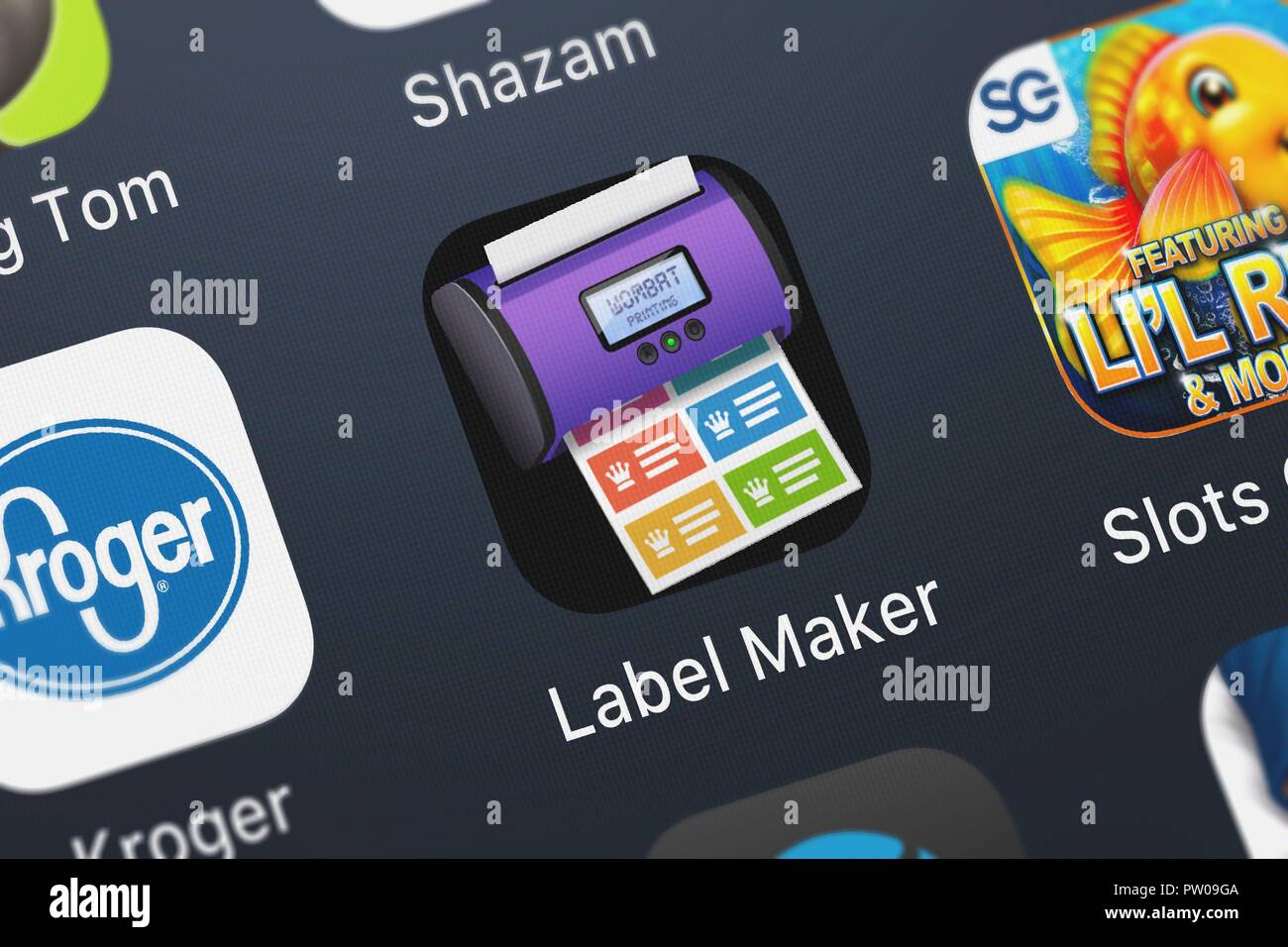 Label maker hi-res stock photography and images - Alamy