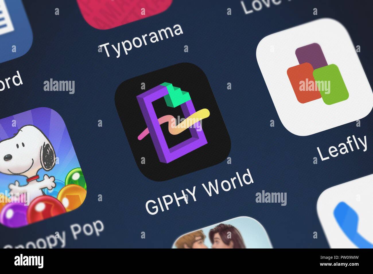 Giphy application hi-res stock photography and images - Alamy