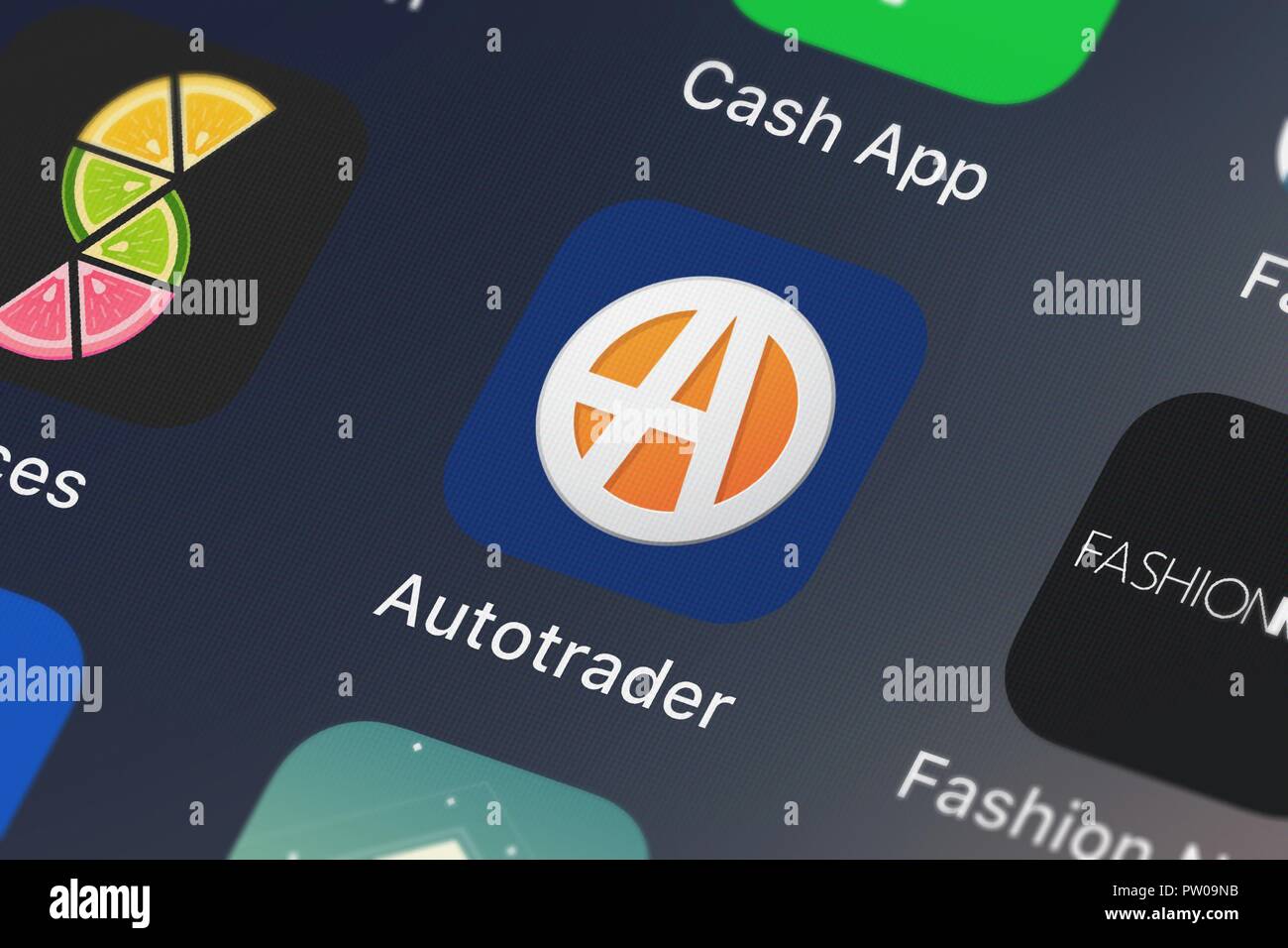 London, United Kingdom - October 11, 2018: The Autotrader – Shop All ...