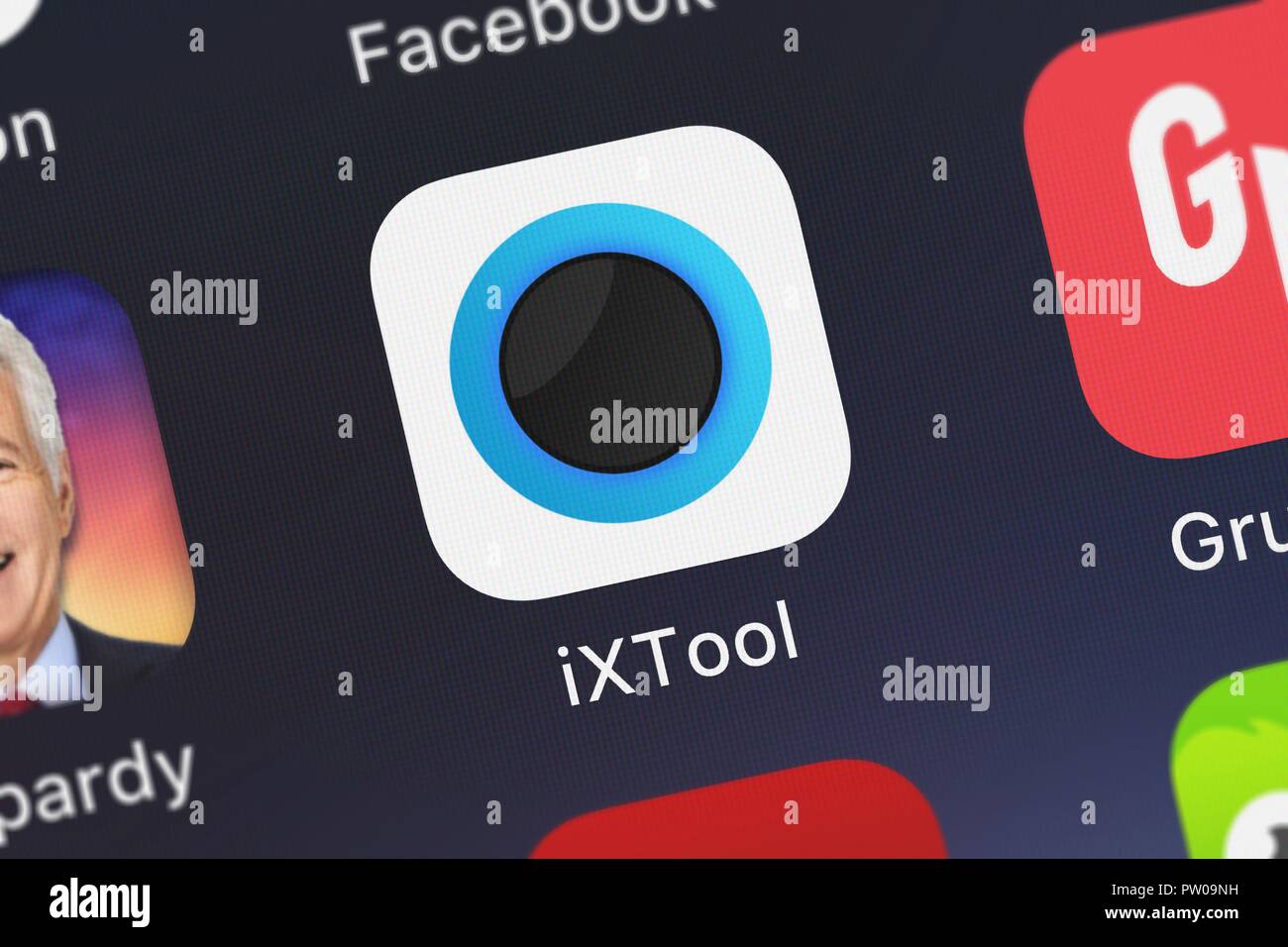 London, United Kingdom - October 11, 2018: The iXTool mobile app from ...