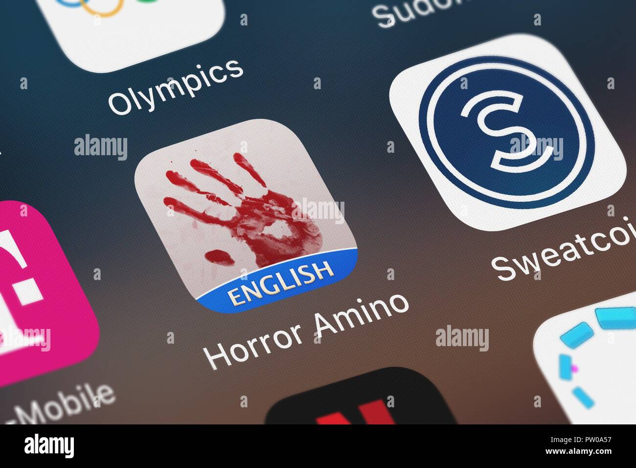 Horror amino hi-res stock photography and images - Alamy