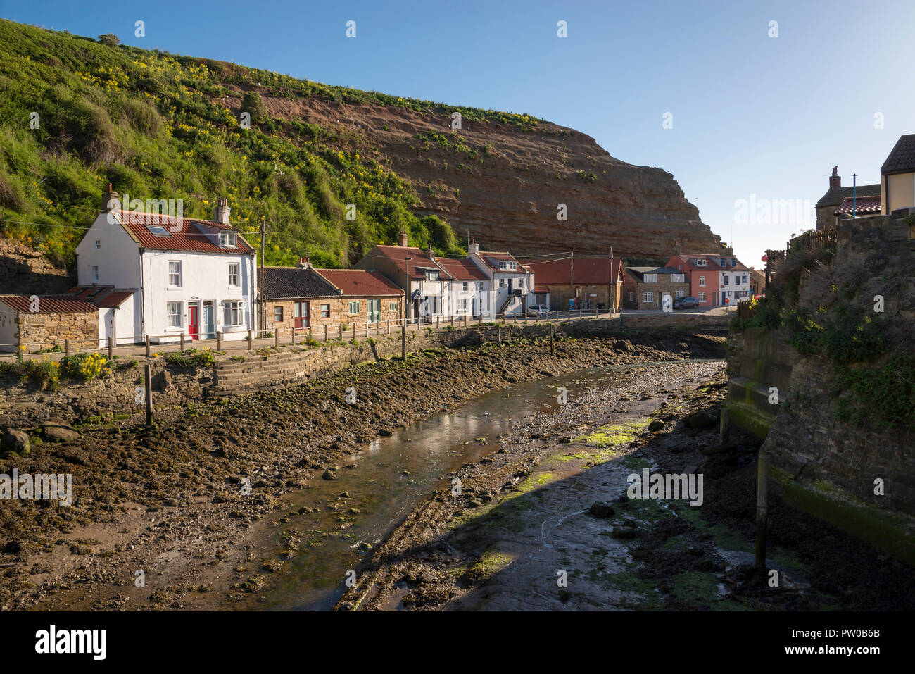 Staithes Beck and Cowbar Nab. Staithes is a beautiful historic fishing ...