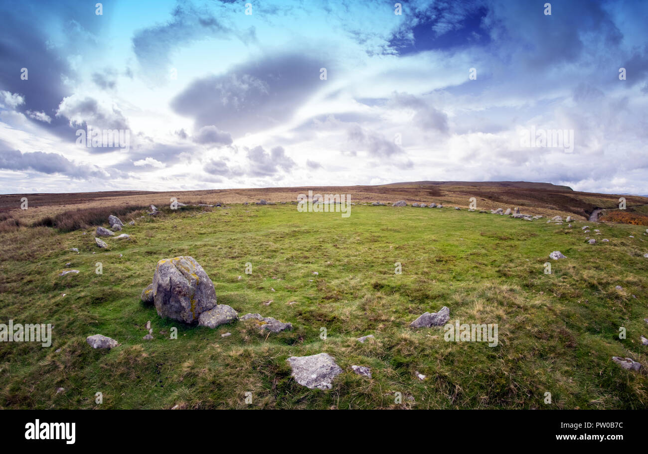 The Cockpit Stone Circle, Askham Fell, near Penrith, Cumbria UK Stock ...