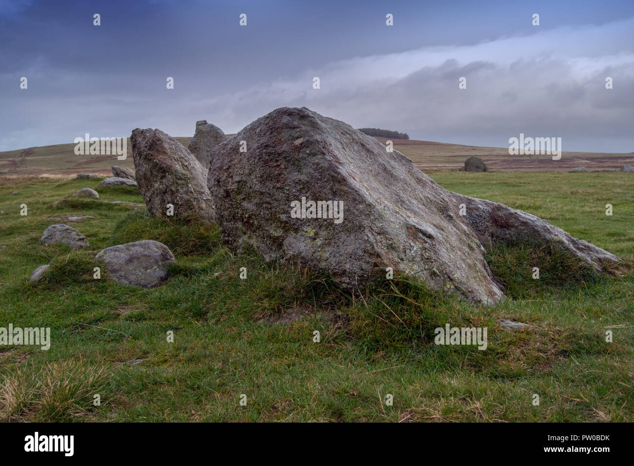 The Cockpit Stone Circle, Askham Fell, near Penrith, Cumbria UK Stock ...