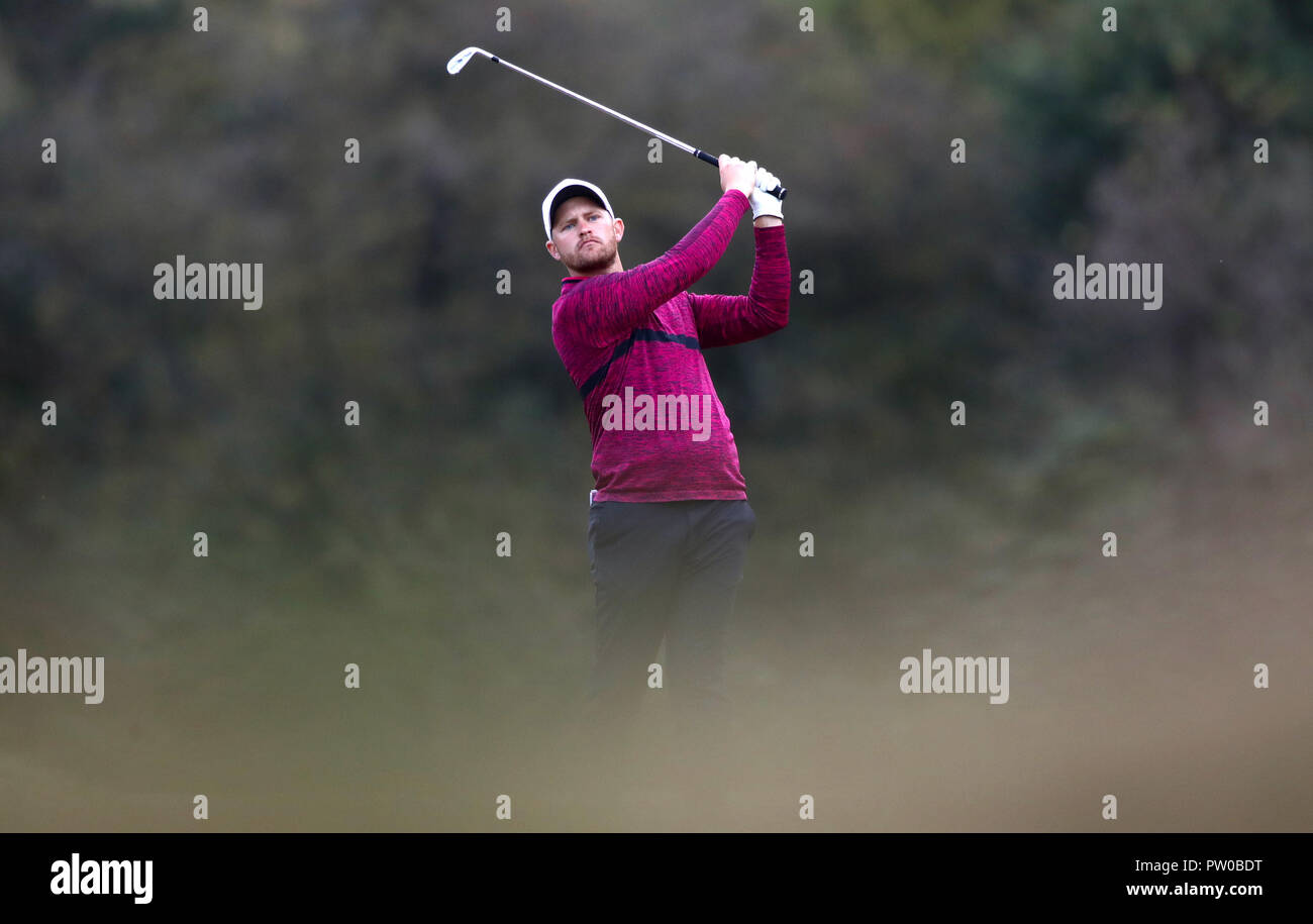 Tom Lewis during day one of the British Masters at Walton Heath Golf ...